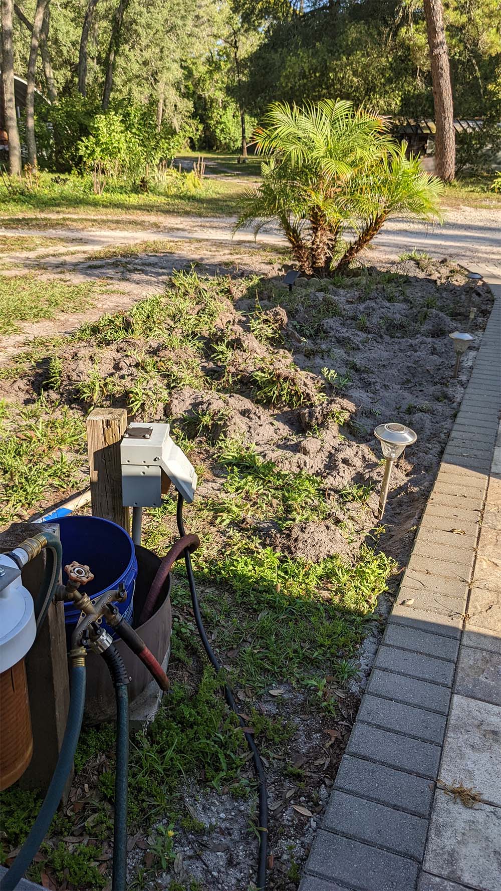 Private RV pad makeover with landscaping : Avant Gardens